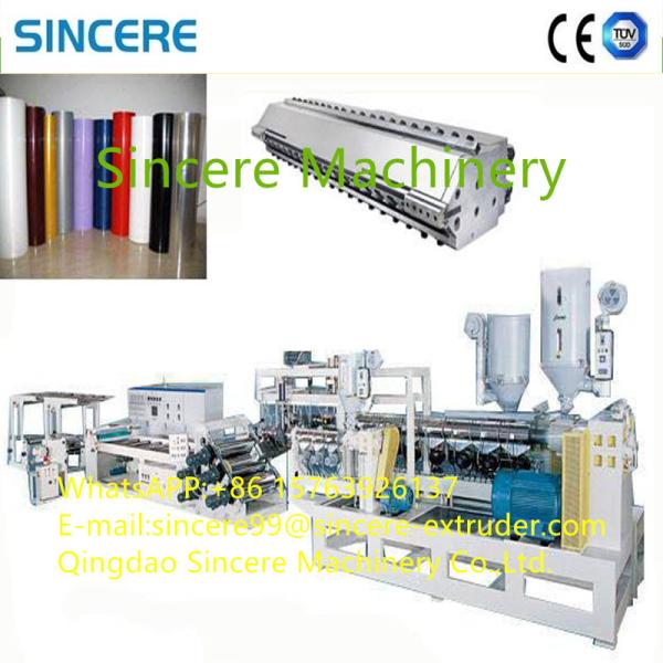 Quality ABS PS PC PET PMMA PP Single Layer Sheet Extruder Machine Production Line for sale