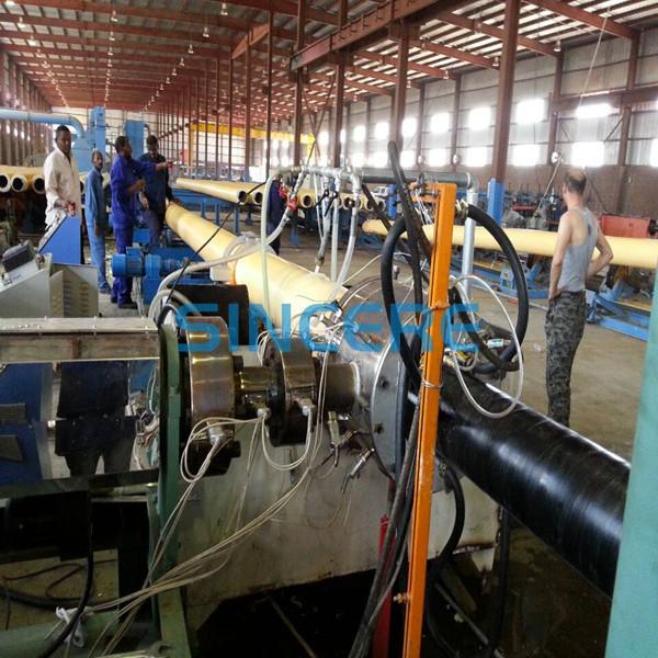 Quality PU Foaming Insulation Pvc Hdpe Pipe Production Machine Making Plant for sale
