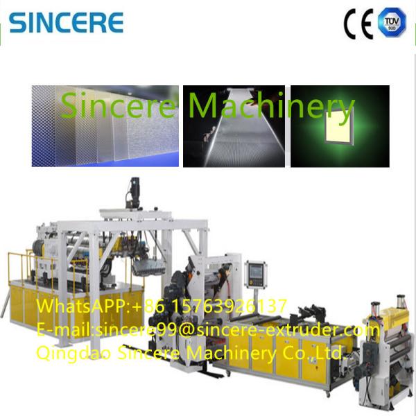 Quality PS PC PET PMMA PP Transparent Plastic Sheet Extrusion Machine Production Line for sale