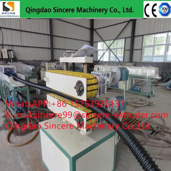 Quality HDPE PVC Carbon Plastic Pipe Extrusion Line Corrugated Conduit Manufacturing for sale