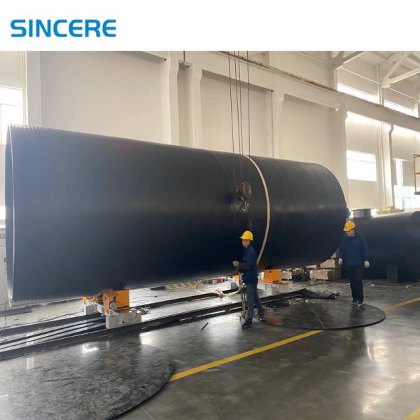 Quality PE Spiral Pipe Manufacturing Machine Polyethylene Plastic Water Tank Plant for sale