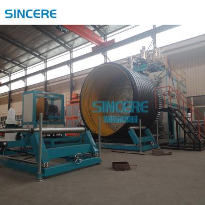 China Vervaardigingsmachine voor spiraalvormige PE-buizen Polyethyleen Plastic Water Tank Plant Te koop