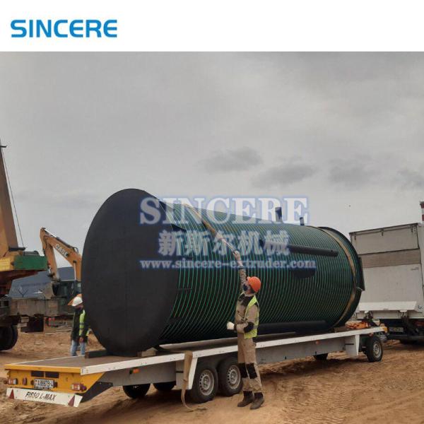 Quality PE Spiral Pipe Manufacturing Machine Polyethylene Plastic Water Tank Plant for sale