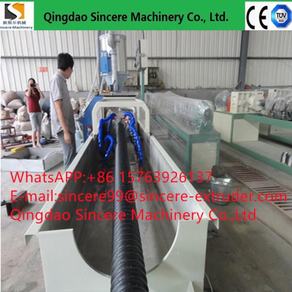 Quality HDPE Carbon Spiral Tube Extrusion Machine Corrugated PVC Pipe Production Line for sale