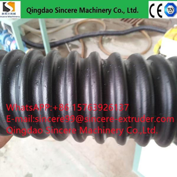 Quality HDPE Carbon Spiral Tube Extrusion Machine Corrugated PVC Pipe Production Line for sale