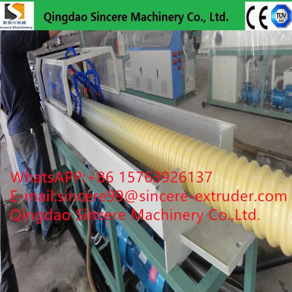 Quality HDPE Carbon Spiral Tube Extrusion Machine Corrugated PVC Pipe Production Line for sale
