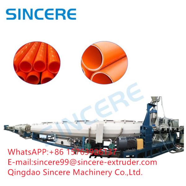 Quality OEM Plastic MPP polyethylene PP Tube Pipe Extrusion Line Machinery for sale