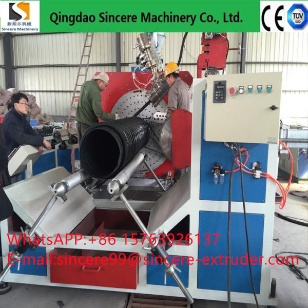 Quality DN200 HDPE PP Krah Spiral Pipe Extrusion Line Low Pressure Custom for sale
