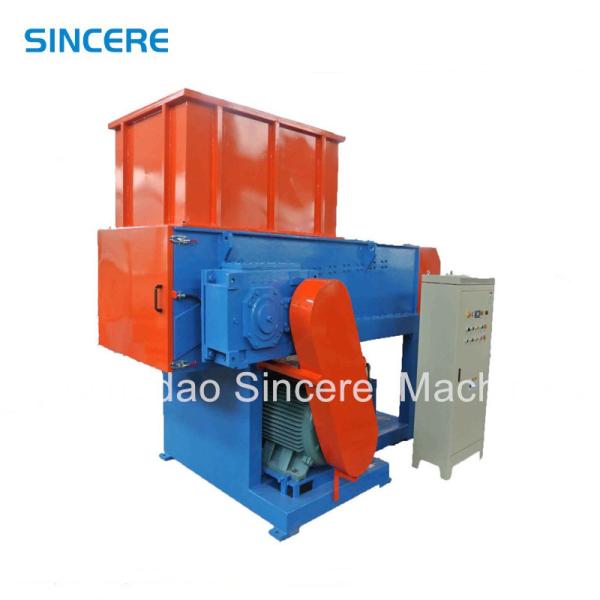 Quality Double Shaft PVC Shredder Machine Crusher For Waste Plastic Pipe Sheet Bottles for sale