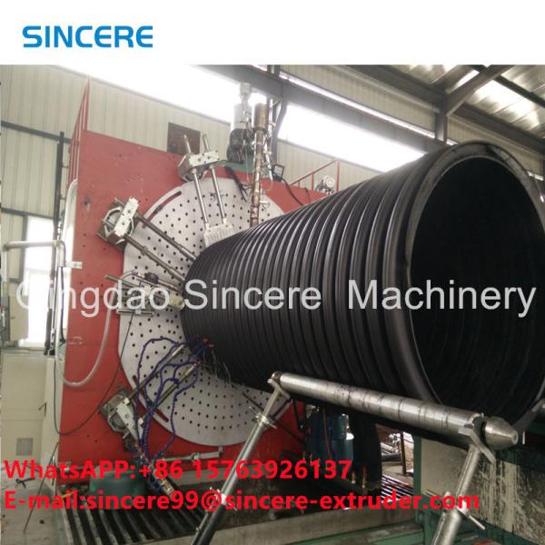 Quality OEM Plastic HDPE Pipe Extruder Spiral Winding Corrugated Pipe Extrusion Line for sale