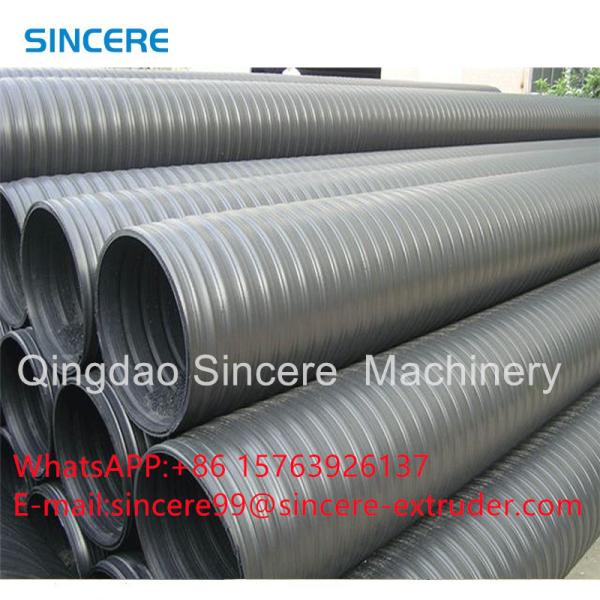 Quality Reinforced Composite HDPE Winding Pipe Extrusion Line Corrugated Pipe Making Machine for sale