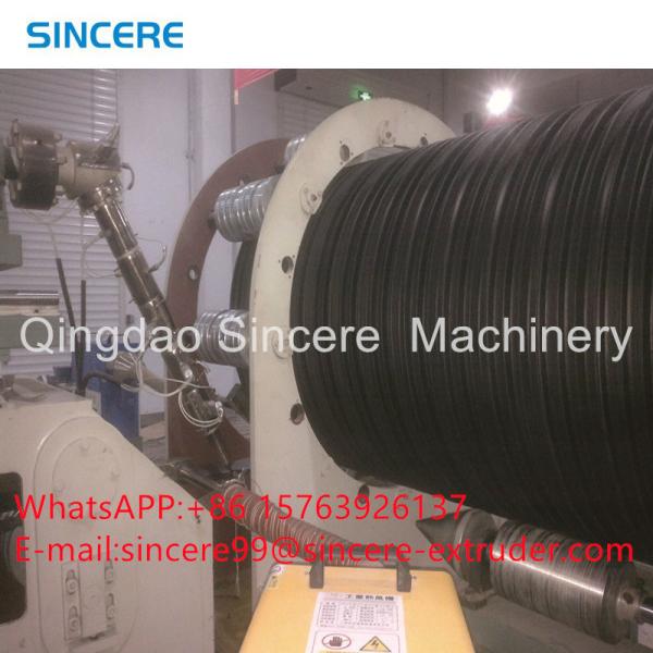 Quality Reinforced Composite HDPE Winding Pipe Extrusion Line Corrugated Pipe Making for sale