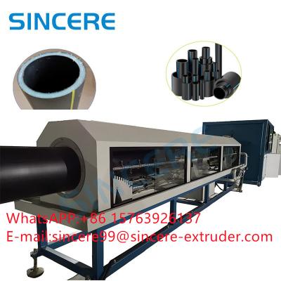 China Water Gas Supply Plastic Pipe Extrusion Line HDPE PE PP Corrugated Pipe Extruder for sale