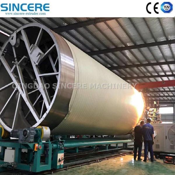Quality Plastic Solid Wall Spiral Winding HDPE Pipe Water Storage Tank Extrusion for sale