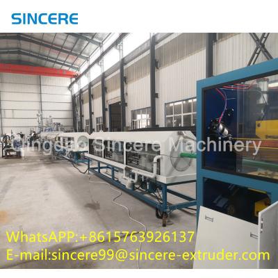 China Plastic PE-HDPE-eenlaag of meerlagige buis-extrusielijn for sale