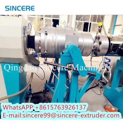 China PE / HDPE / PP dubbele holle wand spiraal wonden buis machine lijn for sale