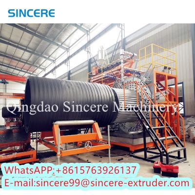 Cina Macchine per l'estrusione di tubi a spirale di scarico urbano in plastica per HDPE in vendita