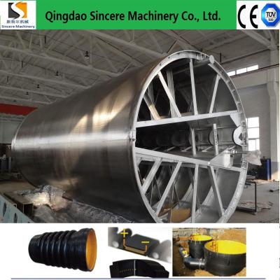 China 200-4000mm Pipe Diameter Spiral Pipe Extrusion Line with PLC Control and 200-1000kg/h Output for sale