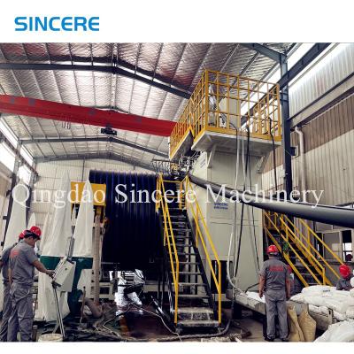 Cina Linea di produzione di estrusione di tubi a spirale a parete strutturata in HDPE in vendita