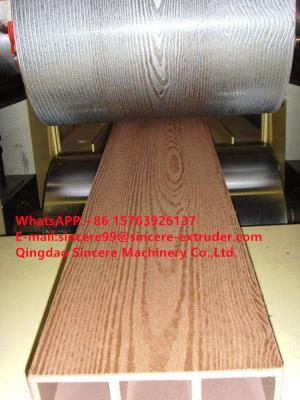 Cina Macchina per la linea di produzione di profili decorativi in legno PE PVC WPC in vendita