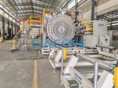 중국 200mm-4000mm 직경 나선형 파이프 압출 라인 플라스틱 하수관 제조 기계 판매용