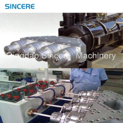 China 20-63mm Plastic PVC PP PE Double Pipe Extruder Machine Extrusion Line Making Machine PVC Pipe Production Line Pipe Making Machine for sale