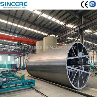 Cina Macchina per l'estrusione del serbatoio di stoccaggio orizzontale in PP PE in plastica con controllo automatico e diametro del serbatoio 200-4000 mm in vendita