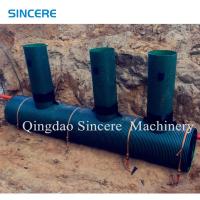 China PE Hollow Wall Spirally Winding Pipe Extrusion Machine for sale