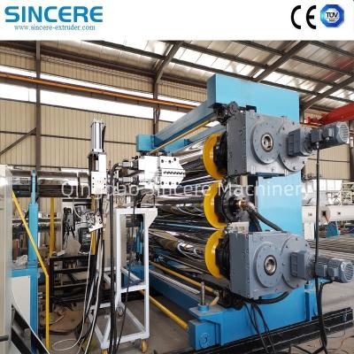 China Plastic Board Extruder capable of handling PP PE ABS PET PS plastics for board manufacturing for sale