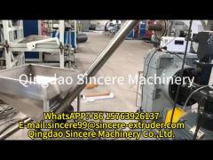 Polypropylène déchets de plastique ligne de pelletisation déchets de recyclage Granulation machines