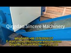 Máquina de trituração de plástico industrial de eixo único e eixo duplo para tubos e flocos de garrafa