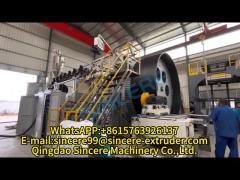 Máquina de almacenamiento horizontal de agua en tanque de PP PE línea de producción de extrusión