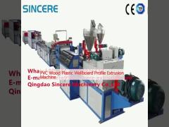 Wood Plastic WPC UPVC Window Profile Extrusion Machine for Wallboard Profiles
