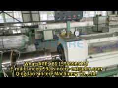 Plastic PE Carbon Spiral Corrugated Pipe Making Machine