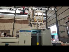 PE PP PERT Granules And Flakes Plastic Tube Extrusion Line met geavanceerd proces grondstof en 1-20m/min productiesnelheid