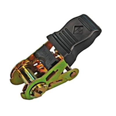 China 25mm ratchet buckle with rubber handle, ratchet buckle for cargo safety for sale