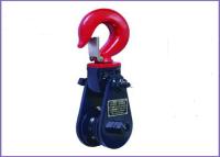 China B058 Light Type Champion Snatch Block With Shackle-single sheave for sale