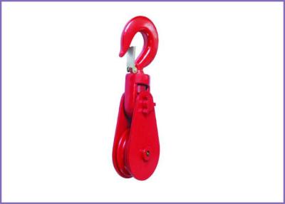 China B062 US Type Alloy Champion Snatch Blook with Swivel Hooks, alloy pulley for sale