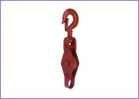 China B072 British Type Double Sheave Snatch Block with Swivel Hooks for sale