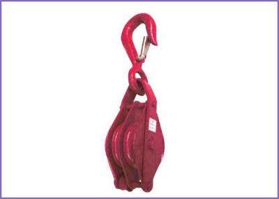 China B155 Double Wheel Pulley With hook, Hook Type Double wheel pulley for sale