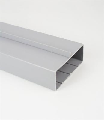 China Soft PVC Square Tube Wire Trunking Profiles for sale