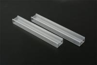 China Building Construction PP Plastic Profile Channel Cable Transparent Management Profile for sale