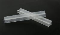 China Building Construction PP Plastic Profile Channel Cable Transparent Management Profile for sale
