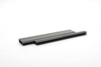 China PVC Customized Black Plastic Extrusion ABS Sliding Profiles for sale