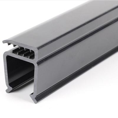 China PVC Plastic Co-Extruded Profile Soft and Hard Extruded U-Shaped Plastic Profile Customized for sale