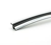 China Triangle Shaped PVC Profiles for Sealing Plastic Customized for sale