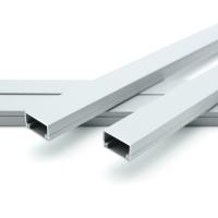 China Square Tube Cable Management Kit Customized Plastic Profiles for sale