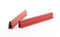 China Plastic Extrusion Glass Bracing Panel Profiles Customized for sale