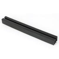 China Customizable Wide PVC Profile for Industrial Settings Black Plastic Customized for sale