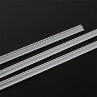 China Extruded Plastic PVC Decorative Strip Profile White Plastic Customized for sale